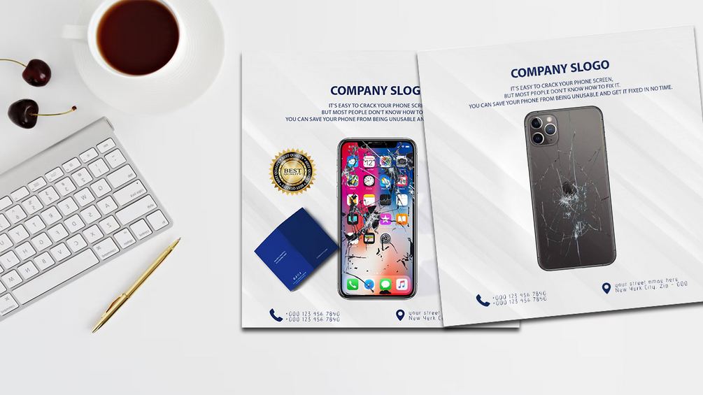 iPhone Repair Service Banner Template