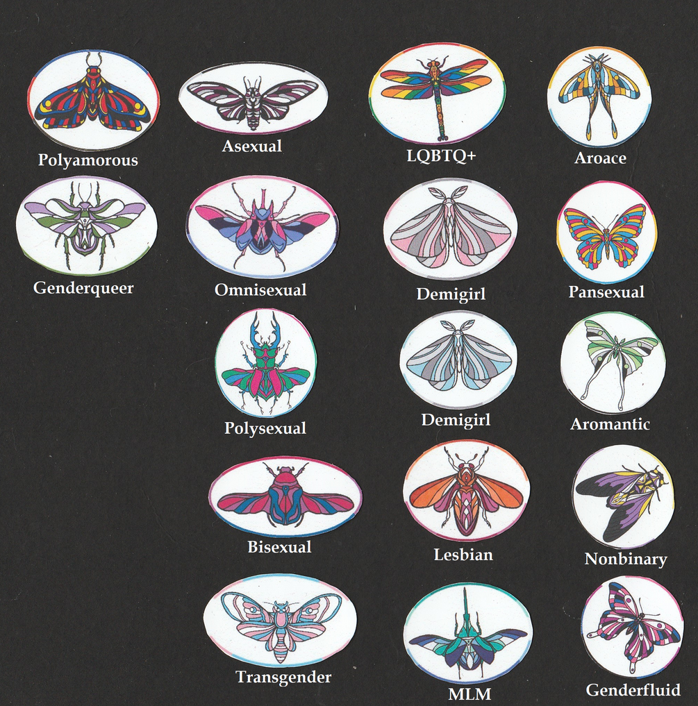 Mini Pride Bug Sticker