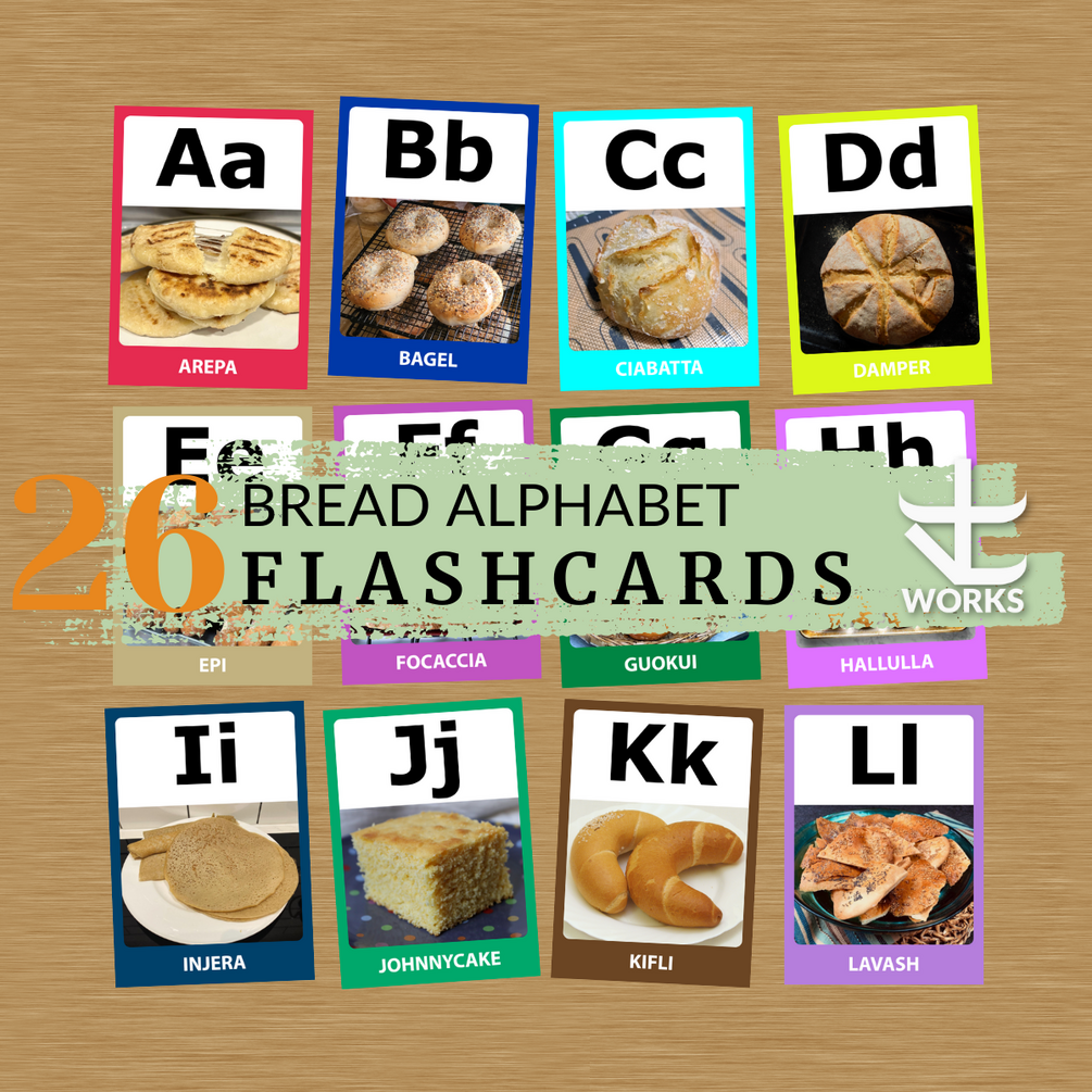 Bread Alphabet Flashcards