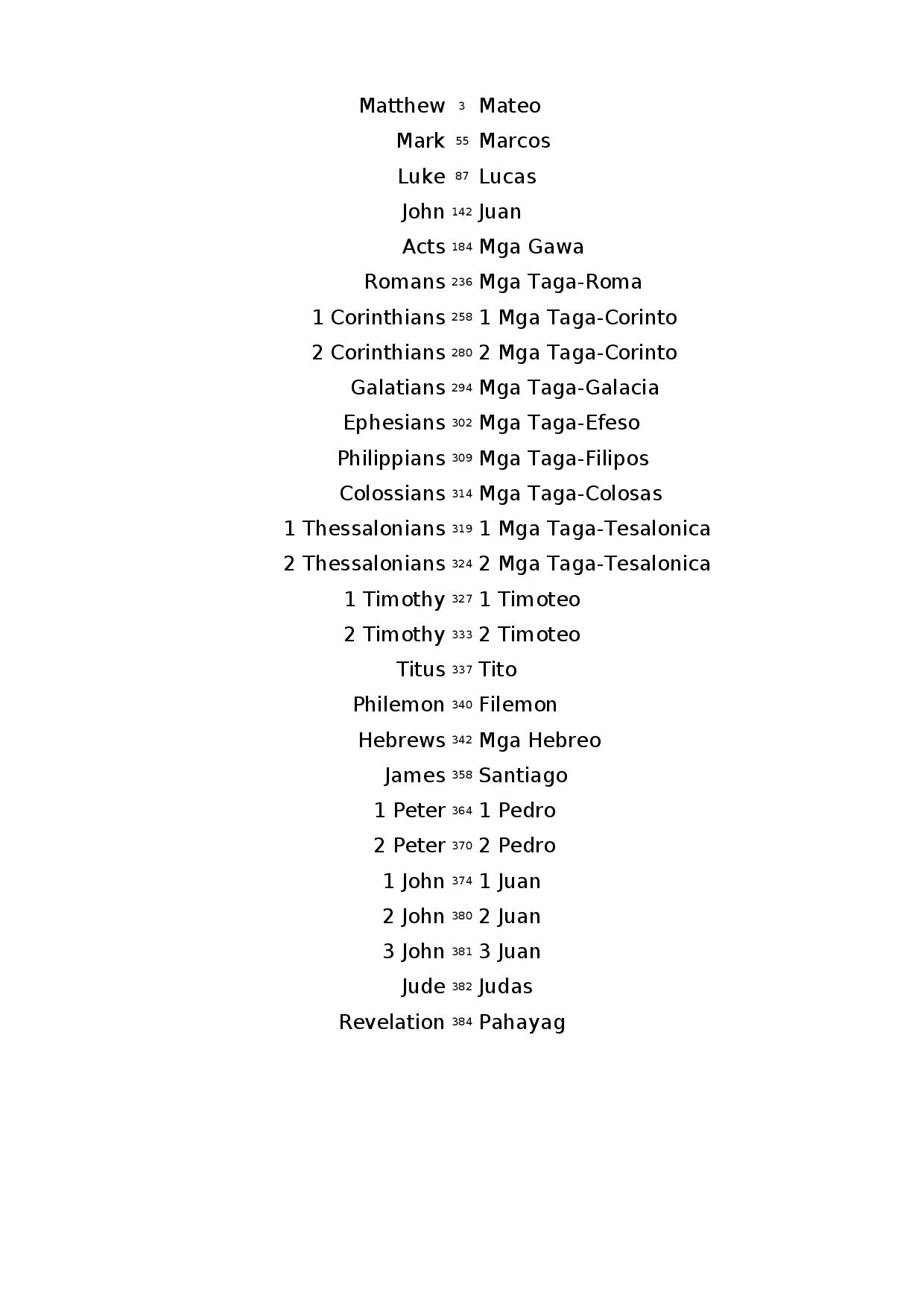 [PDF] New Testament: English - Tagalog parallel text