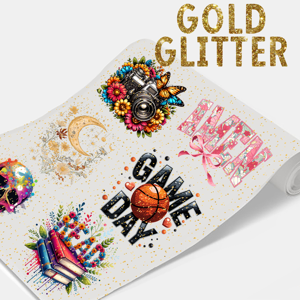 Glitter DTF Transfers – High-Quality Direct to Film Prints