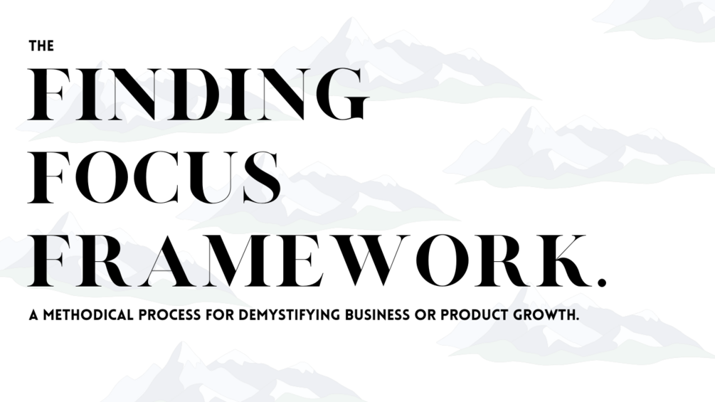 Finding Focus Framework | Growth & Marketing | Notion ⛰️