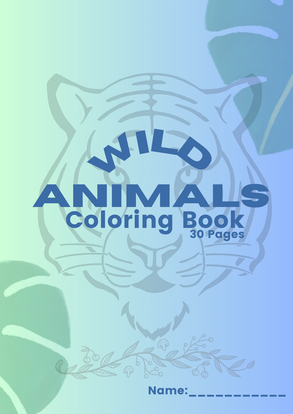 Coloring Book - Wild Animals