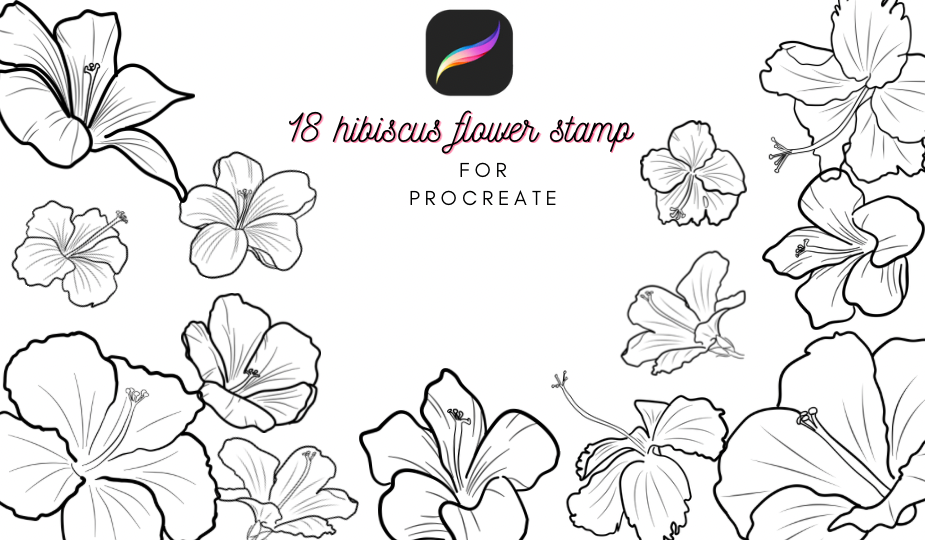18 hibiscus flower Stamps