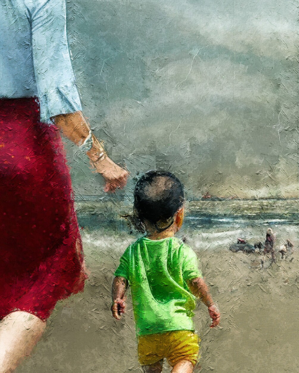 A Child's Delight in the Wonders of the Sea
