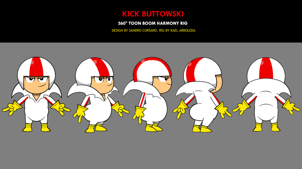 Kick Buttowski - Toon Boom Harmony Rig 2D