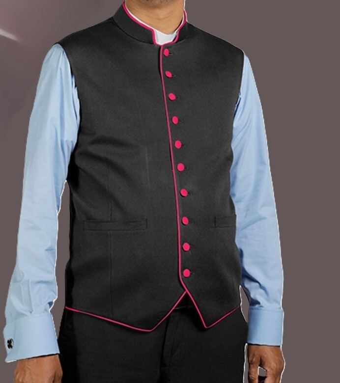 Classic Sleek Black Vest For Men