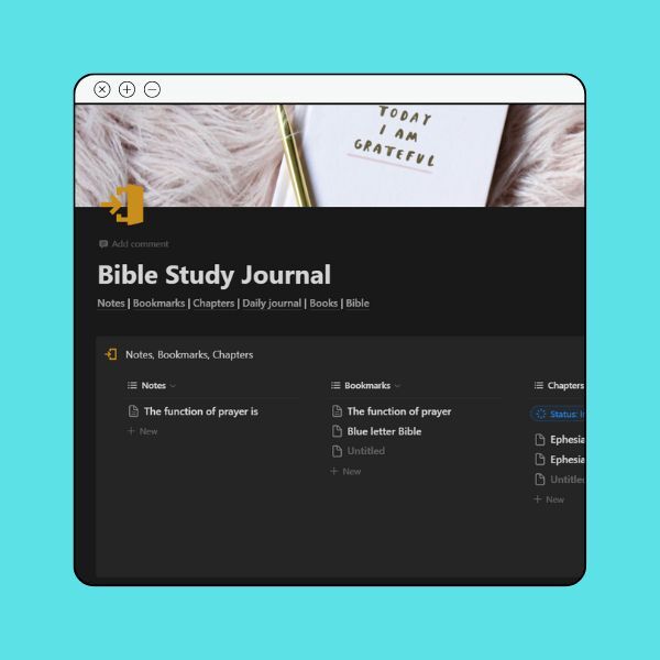 Bible Study Journal (Basic)
