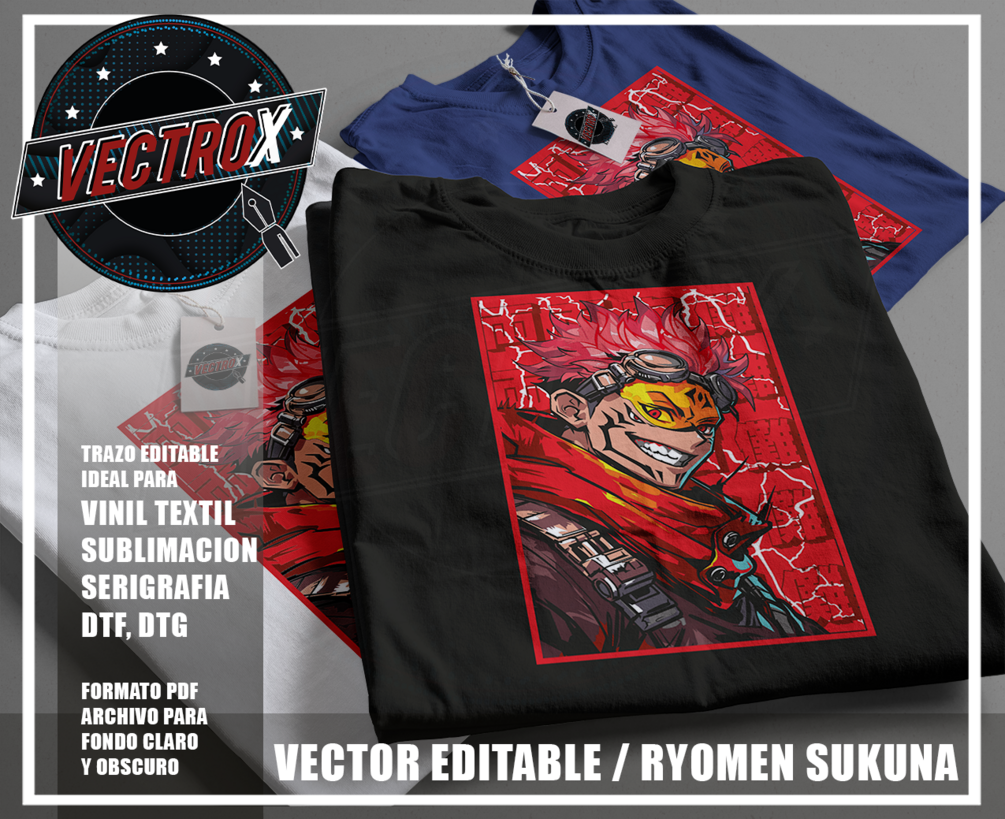 Vector Editable - Ryomen Sukuna