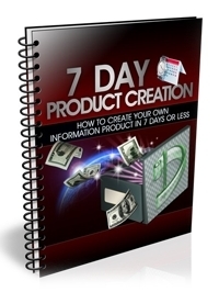 7 Day Product Creation
