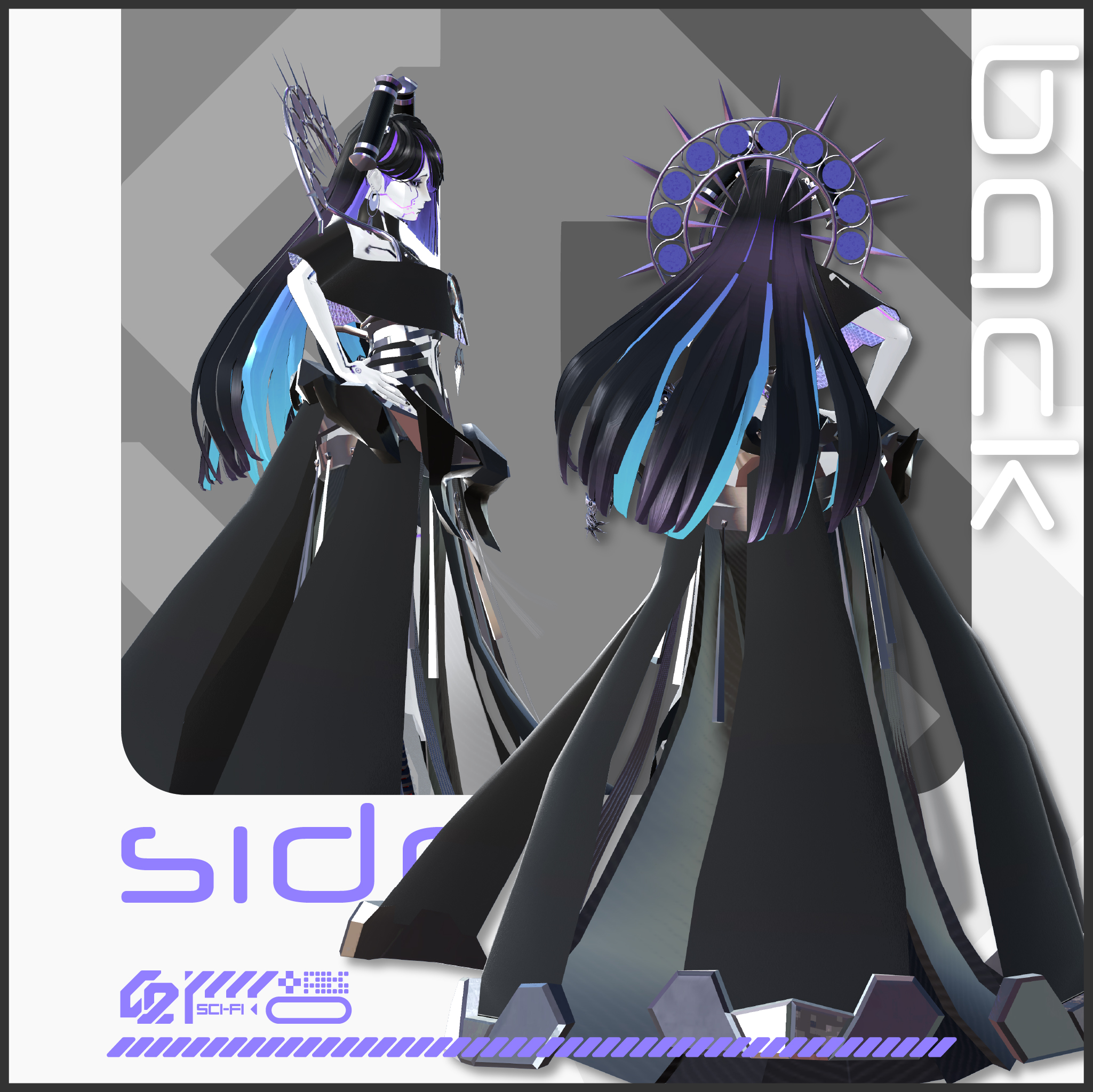 [VRChat] Kagehoushi Shiden - Oogarasu [Avatar]