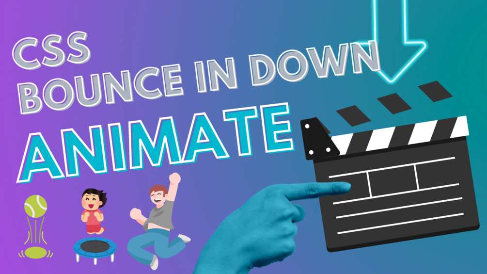 CSS Bounce In Down Animation
