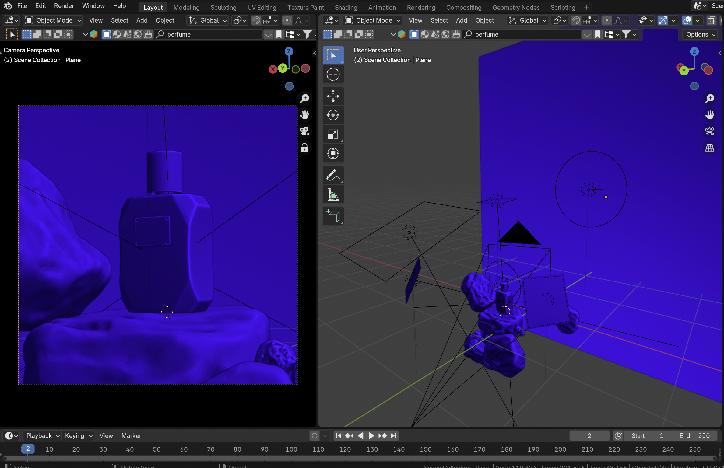 Blender Pro 3d rendering scenes Pack