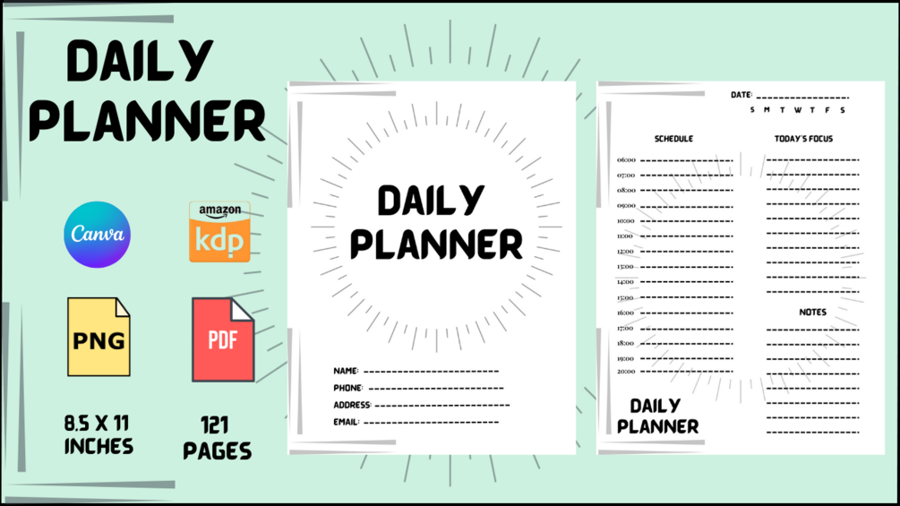 KDP Daily Planner 8