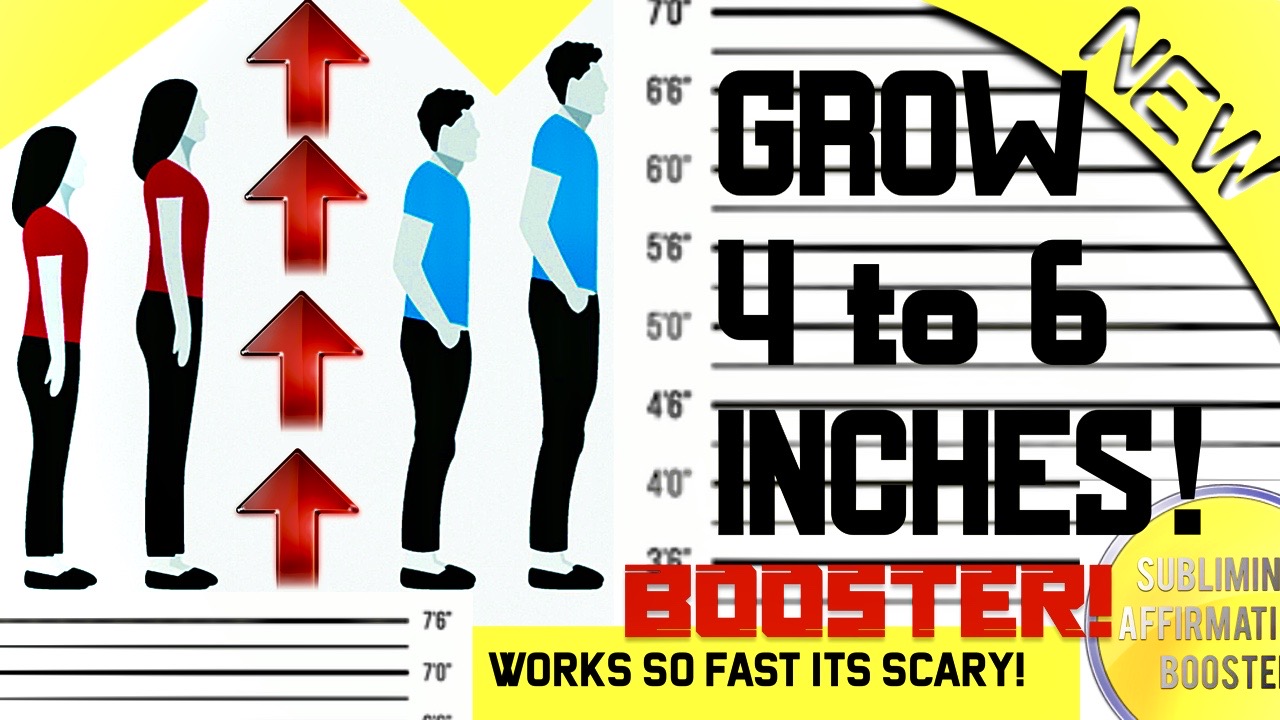 Grow 4 To 6 Inches The Fastest Way! Super Height Booster! Works So Fast ...