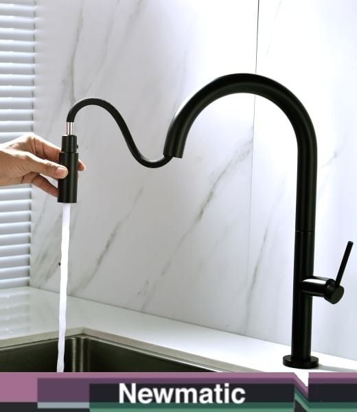 Newmatic T08MF Kitchen Flexi Mixer Tap