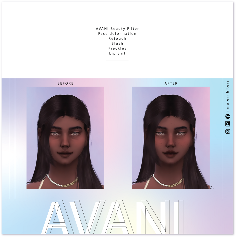 AVANI Beauty Filter for SparkAR