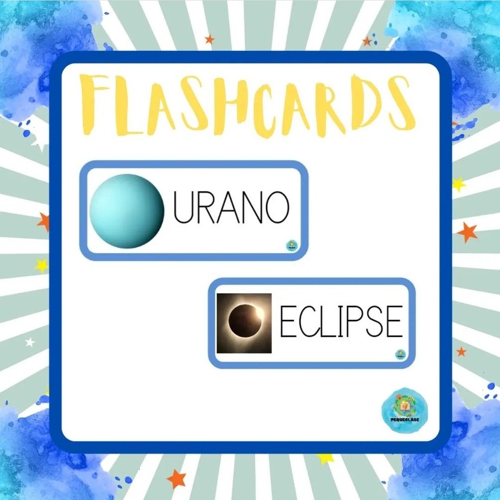 FLASHCARDS ESPACIALES