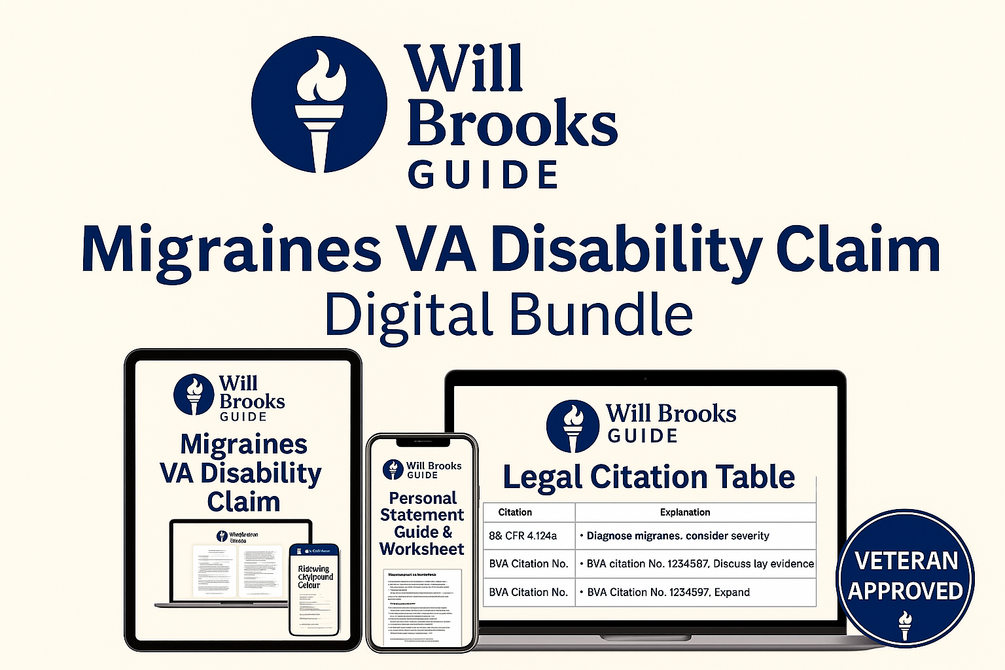 Migraines VA Disability Claim Digital Bundle