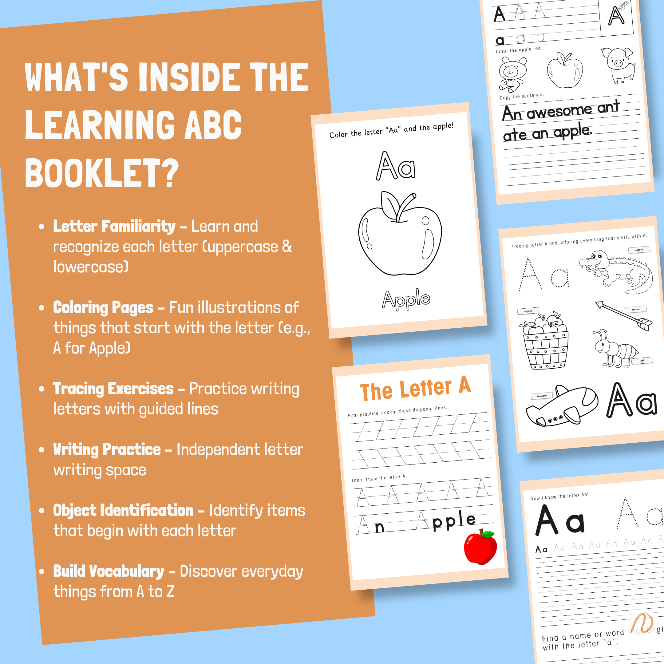 Learning ABC Booklet
