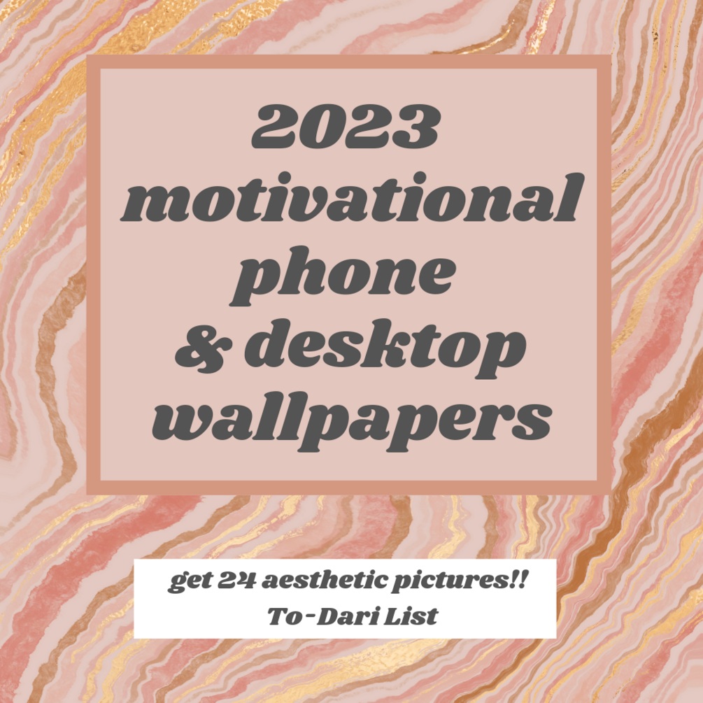 💪 Motivation for 2023! 💪 - To-Dari List