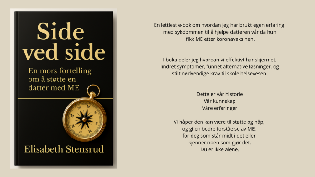 Side ved side - En mors fortelling om å støtte en datter med ME