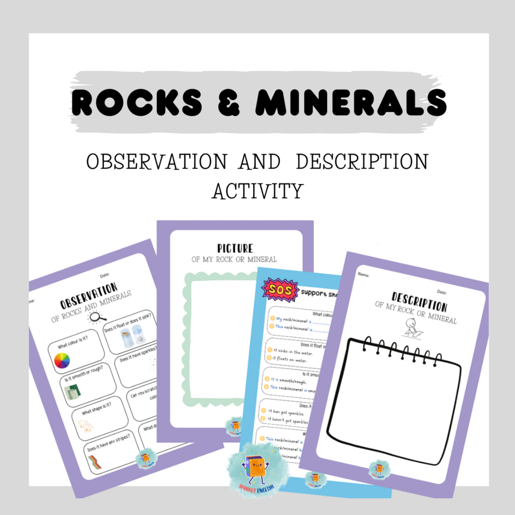 Rocks & Minerals: Observation and Description Activity