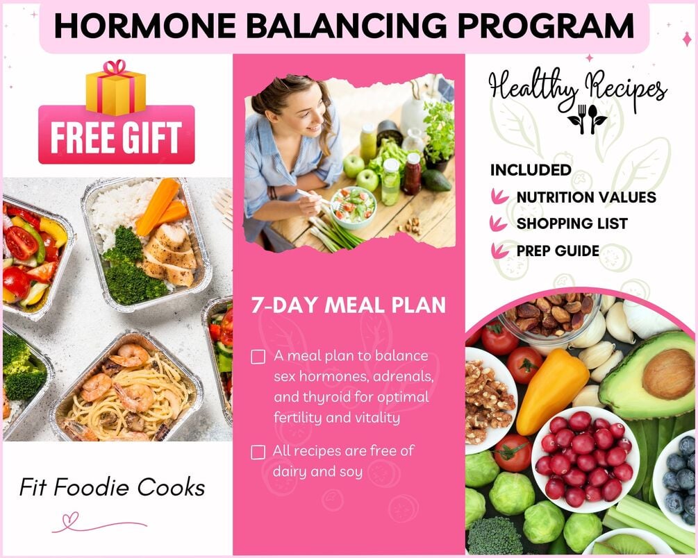 Hormone Balancing Diet Plan for Women | 7 Days | Instant Download PDF