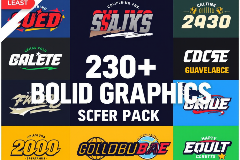 230+ Bold Graphics Super Pack