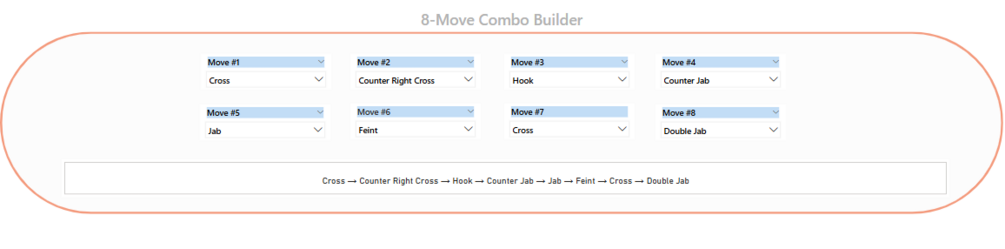 Create Your Combo: MMA & Boxing Edition
