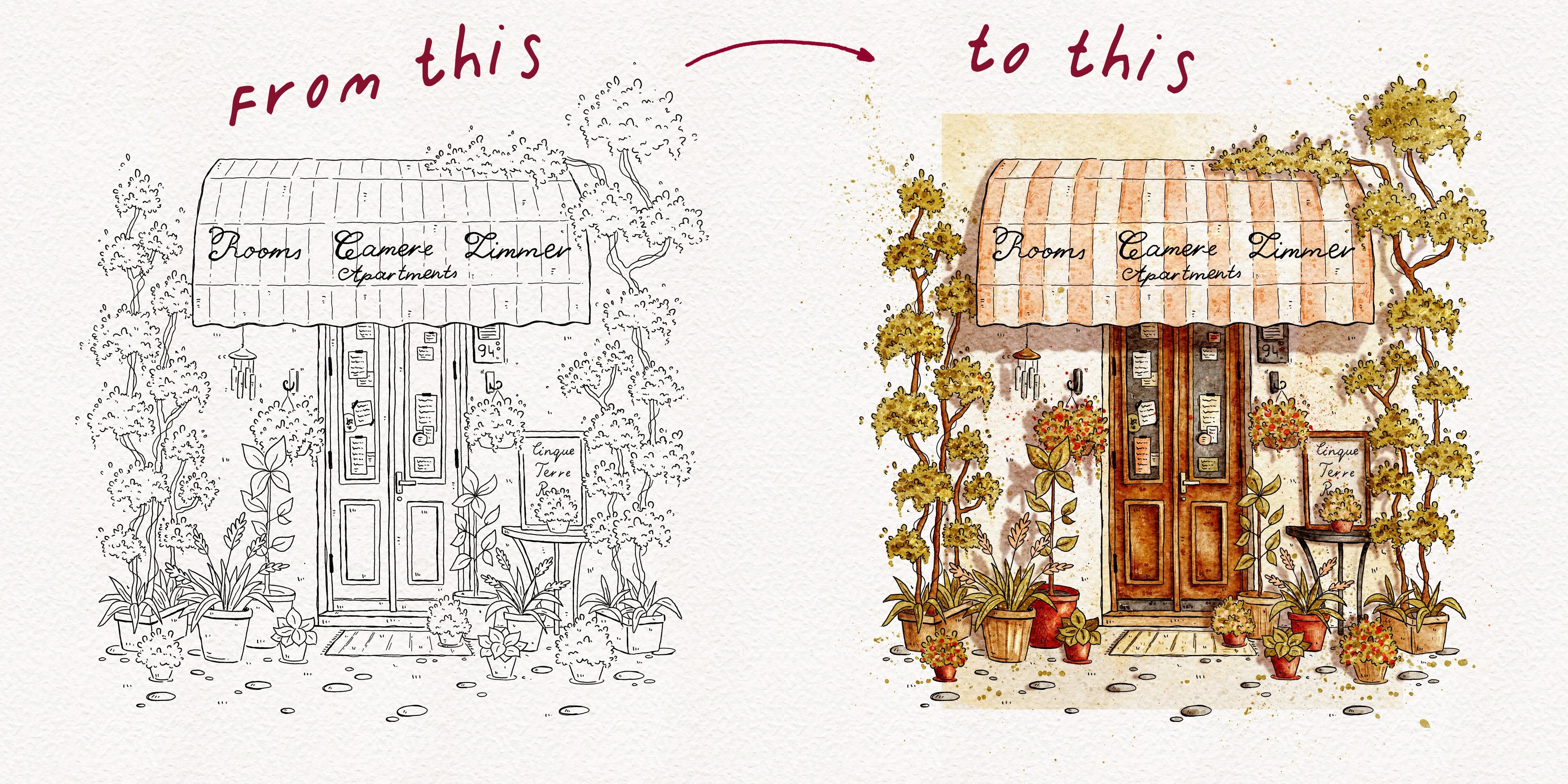 New Tutorial - How To Colour With Watercolour Brushes in Procreate ...