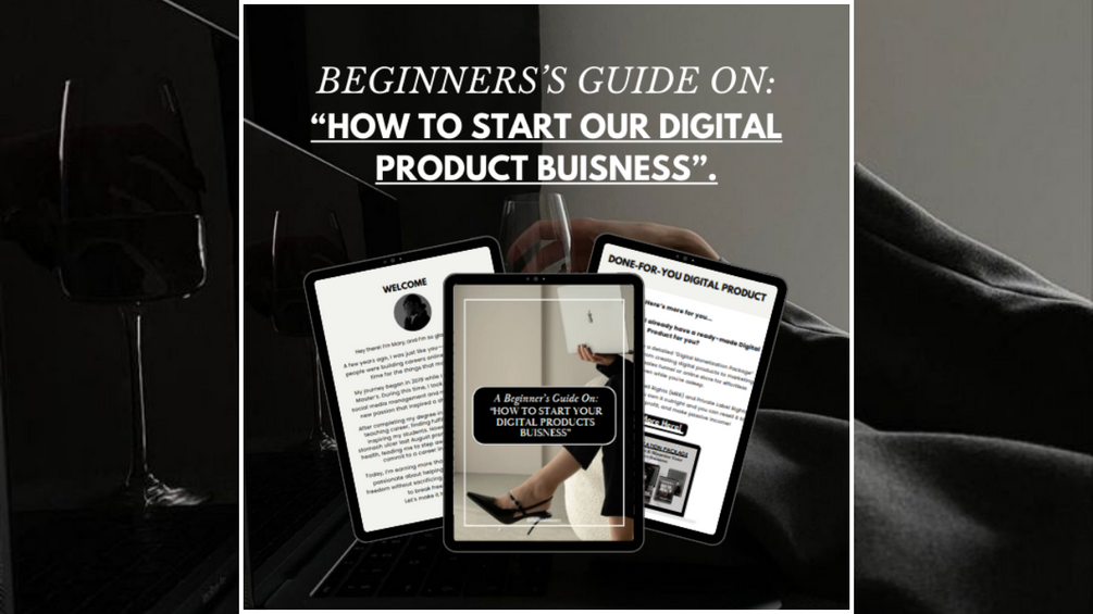 Beginner's Guide on: "How to Start Your Digital Product Business".