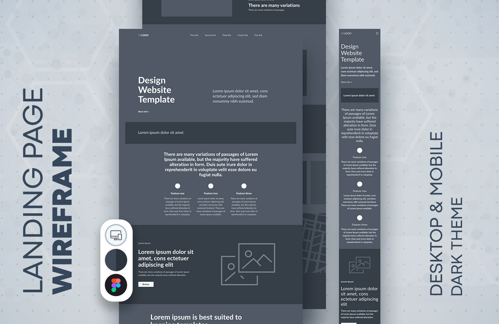 Landing Page Dark Theme #71