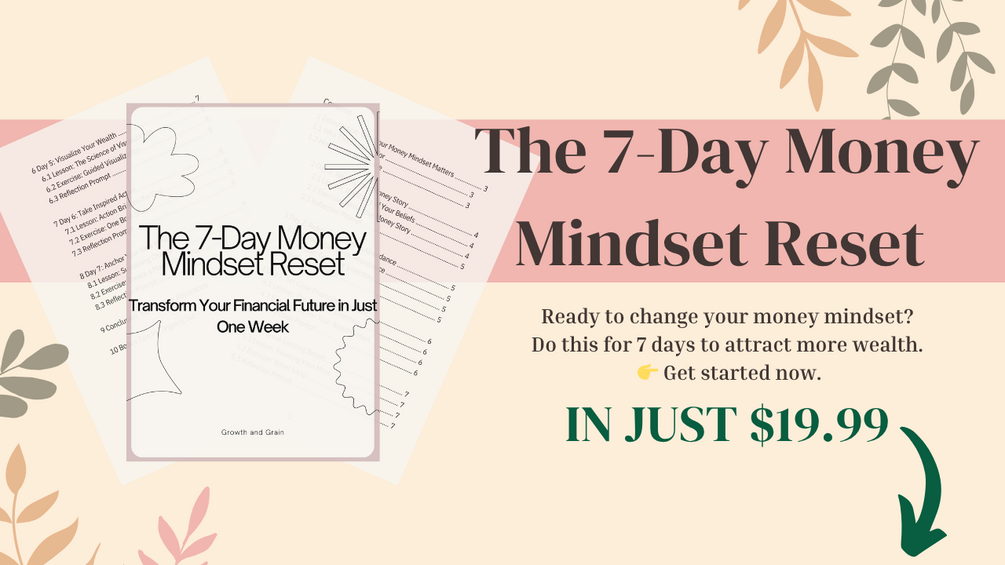 The 7-Day Money Mindset Reset. (Transform Your Financial Future in Just ...