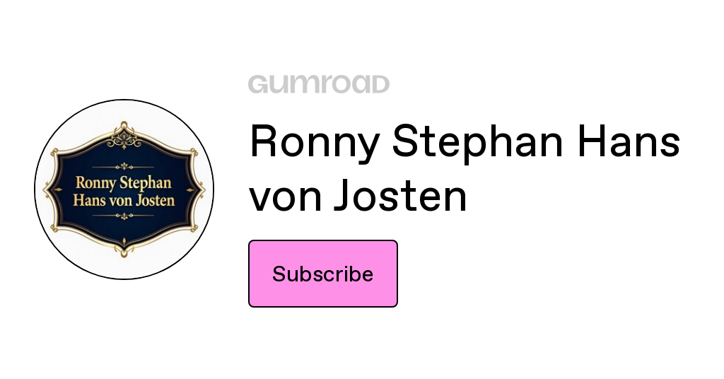 Ronny Stephan Hans von Josten