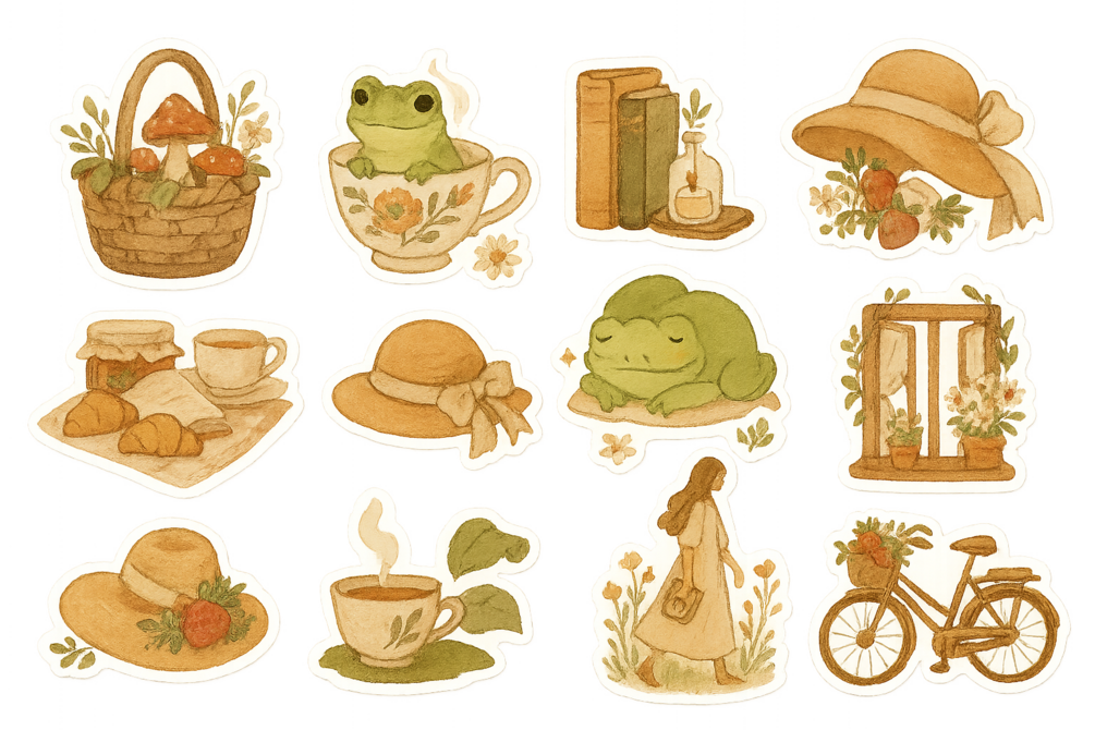 Cottage Core Stickers