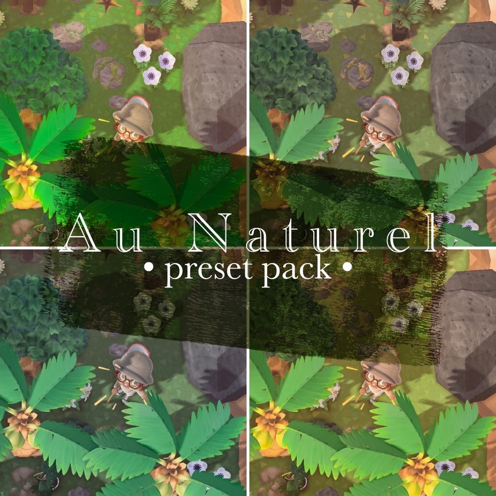 Au Naturel Preset Pack - Animal Crossing ACNH presets for Lightroom