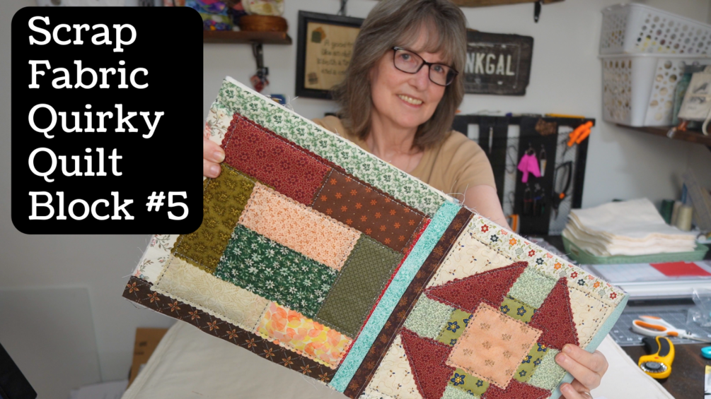 Quick and Quirky Potato Chip Quilt Block