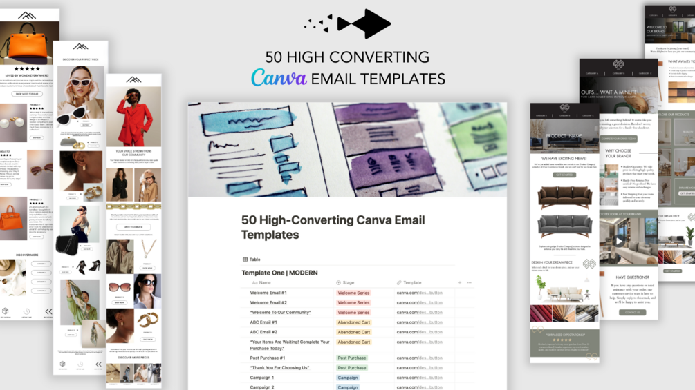 50 High-Converting Canva Email Templates