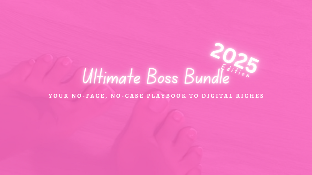 Ultimate Boss Bundle: Your No-Face, No-Case Playbook to Digital Riches (Limited 50% discount)
