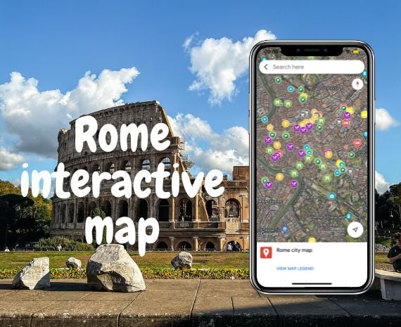 Rome interactive google map