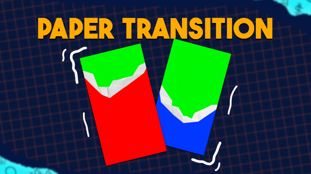 Paper Unfolding Transition Green Screen Video (9:16)