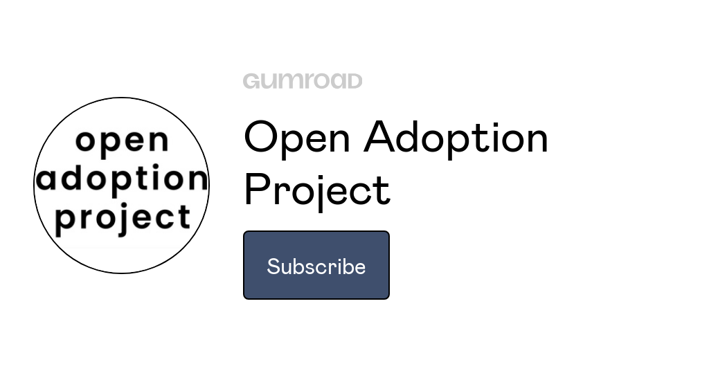 Open Adoption Project