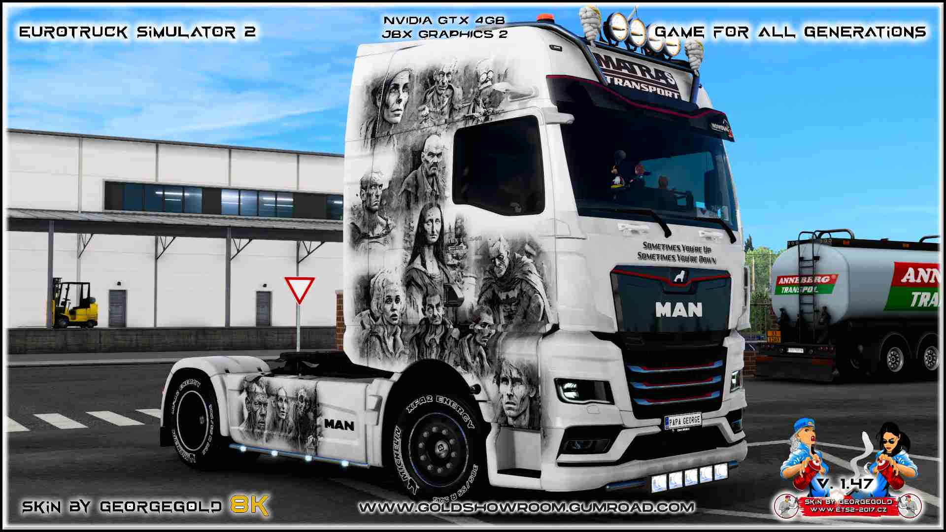 ETS 2 Skin Man 2020 SCS Matra Transport