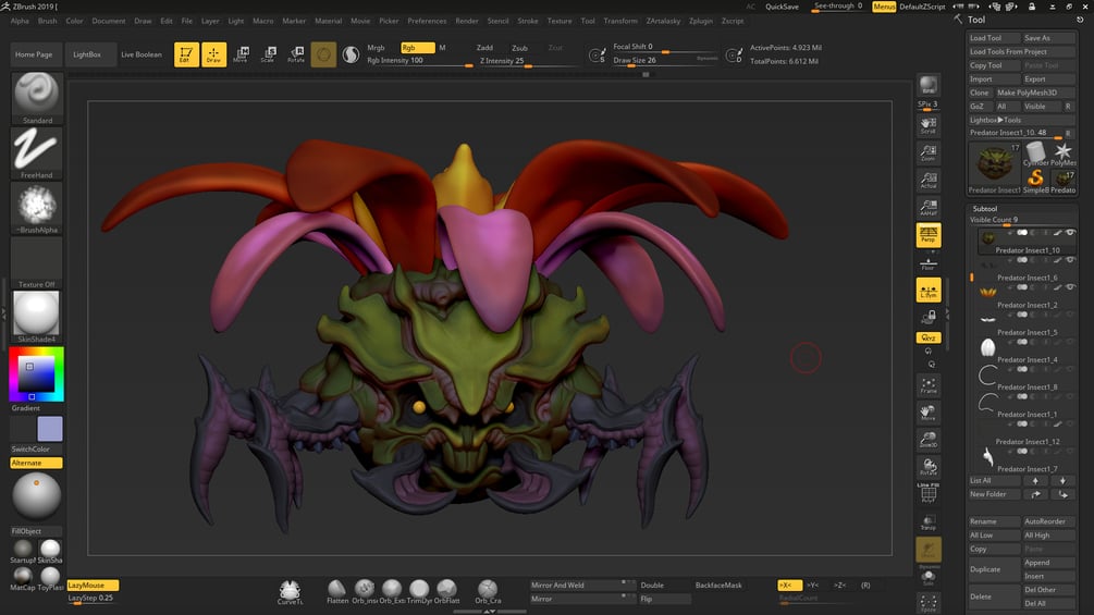 Конфиг Zbrush 2019 (Artalasky)