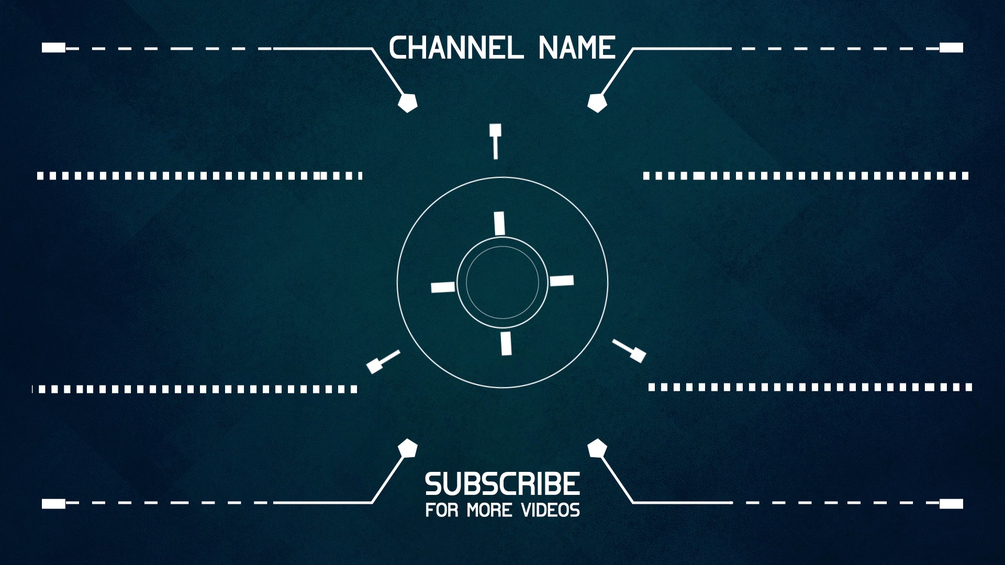 TECH/GAMING Outro/Endscreen Template for YouTubers