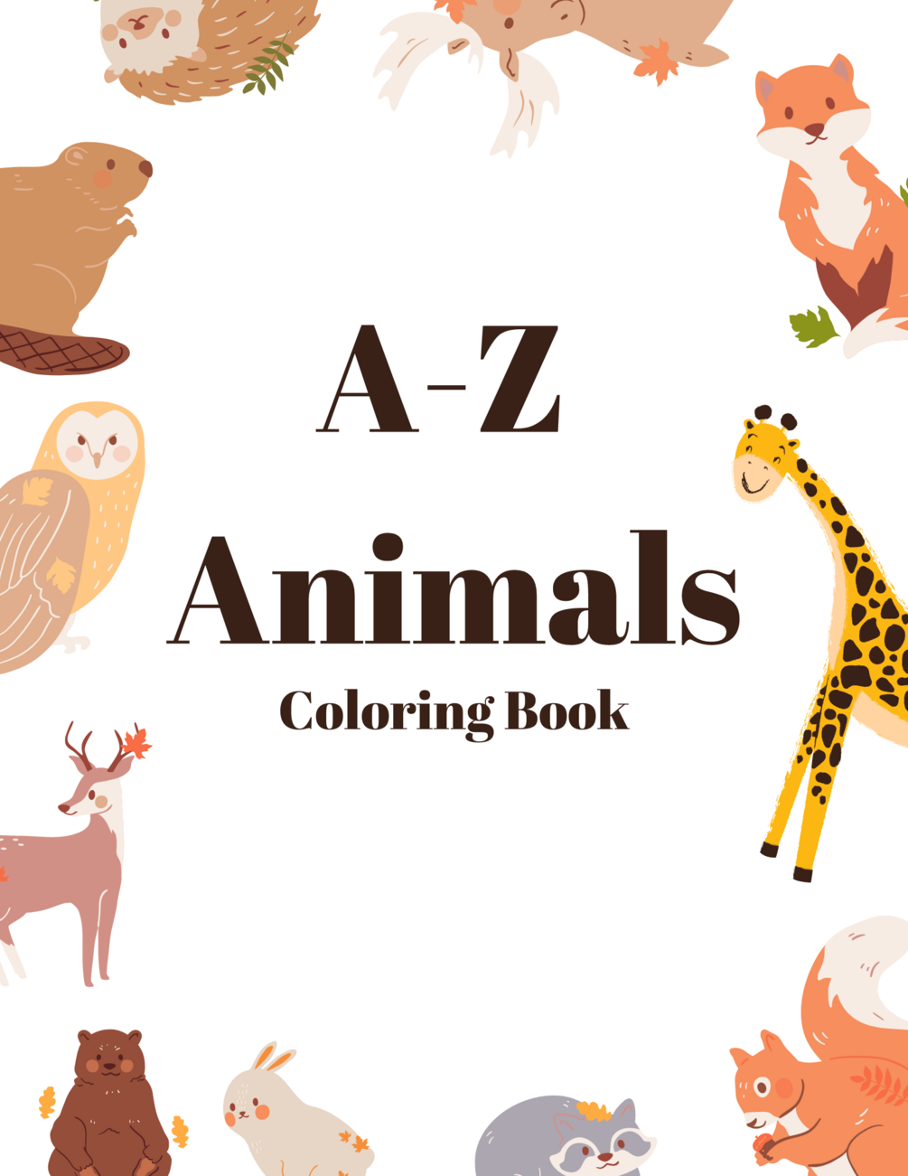 A to Z Animal Coloring Book