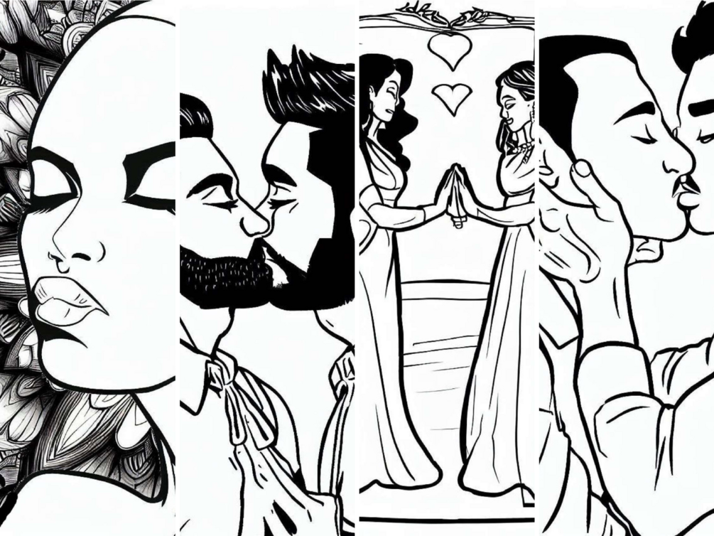 LGBTQIA + Pride Month Coloring Book🌈