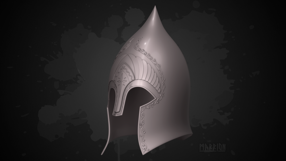 Citadel Guard helm of Pippin (Lord of the Rings) - full size 3d model ...
