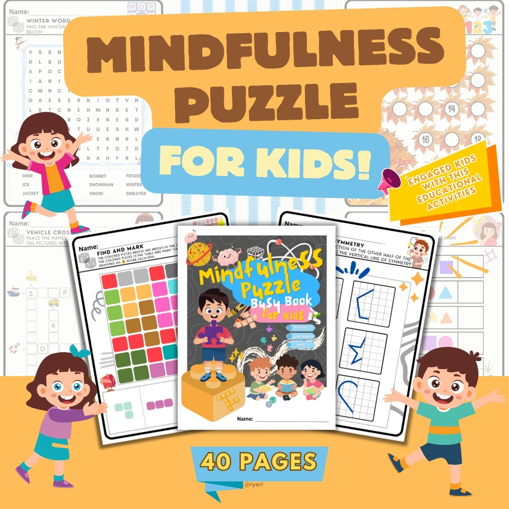 PRINTABLE MINDFULNESS PUZZLE BUSY BOOK
